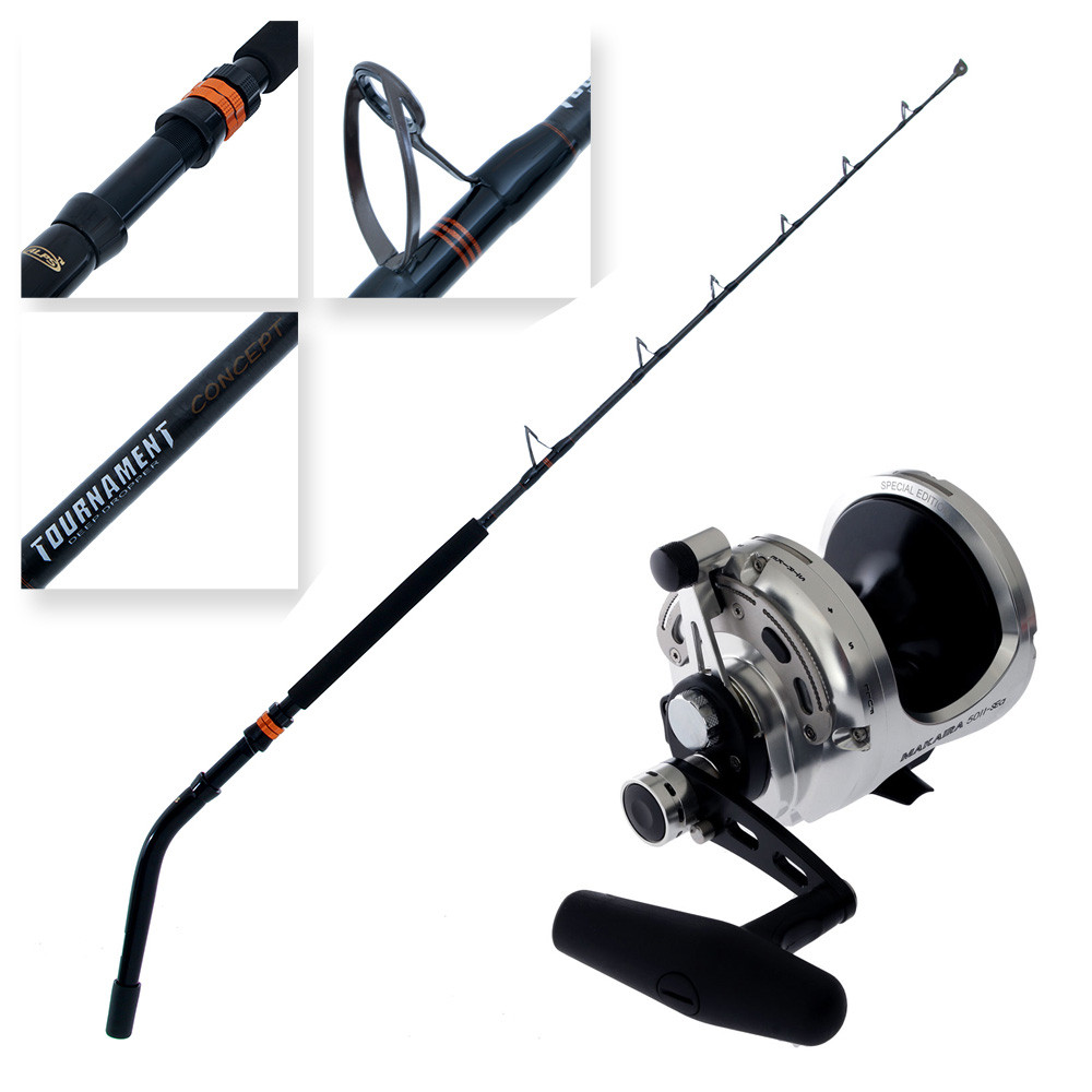 Buy Okuma Makaira 50 Tournament Concept 2-Speed Game Combo 5ft 10in 24 ...