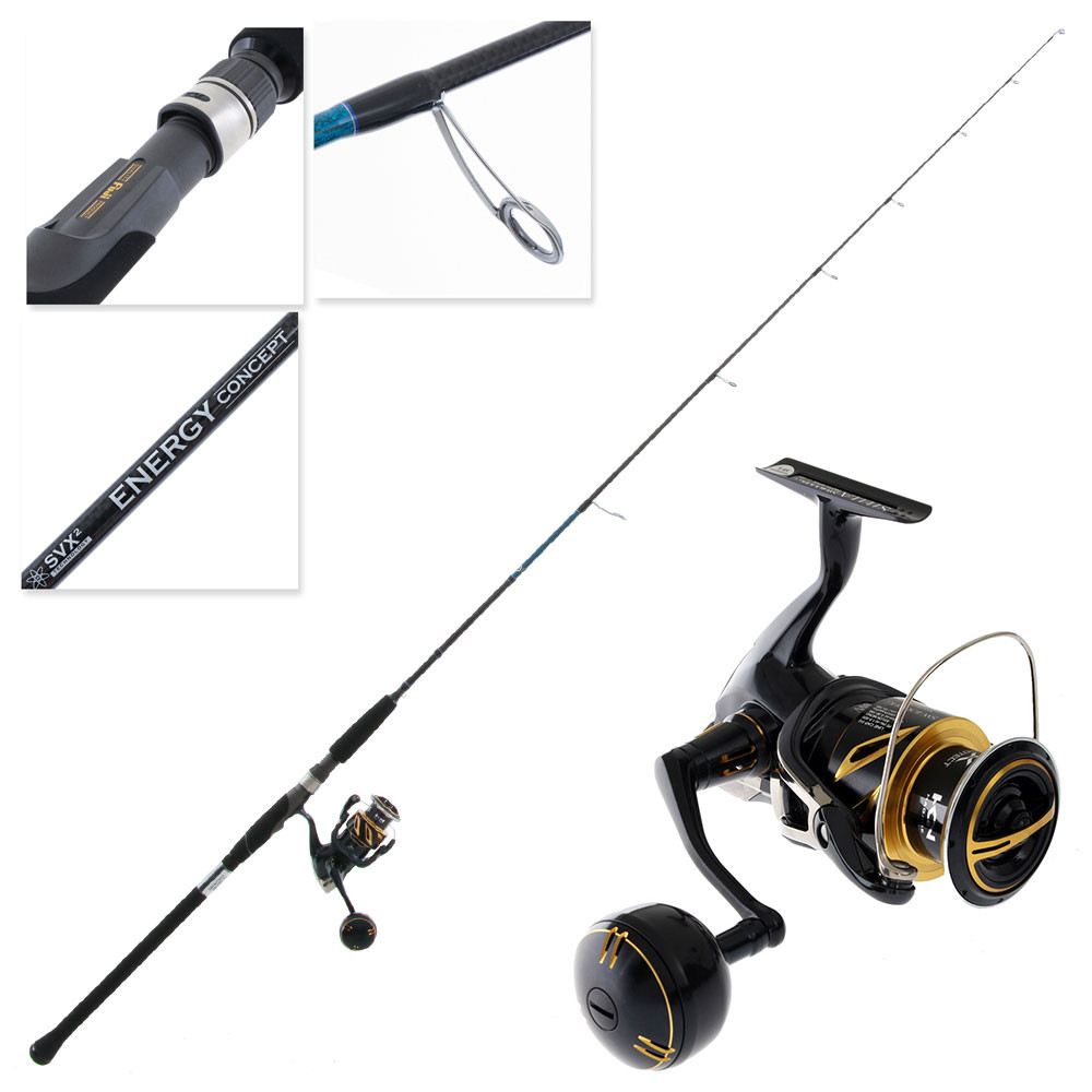 Buy Shimano Stella 4000 SW HGC Energy Concept Spin Jig Combo 6ft 4in 80 ...