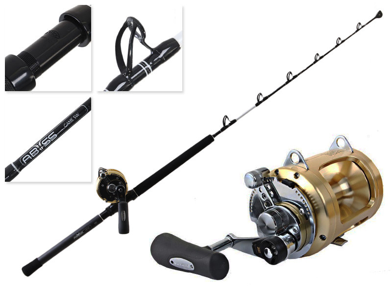 Buy Shimano Tiagra 50 WLRSA and Abyss SW Stand Up Game Combo 5'2'' 50 ...