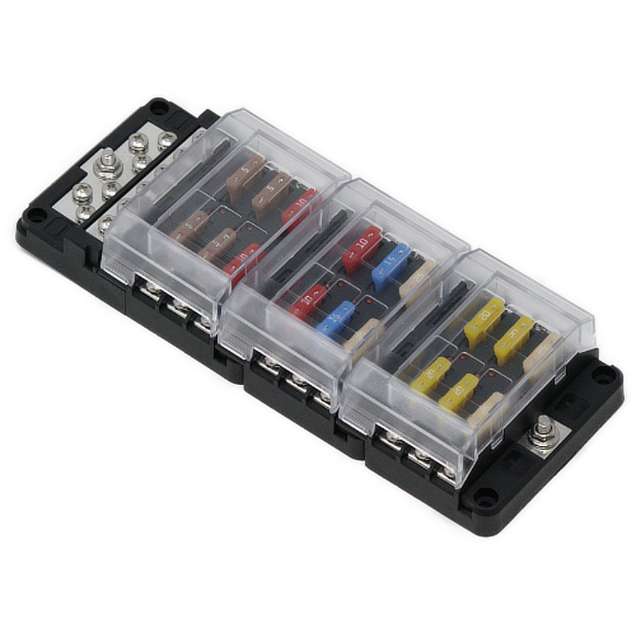 Buy Egis Mobile Electric RT Fuse Block 18 Pos with Ground and LED ...