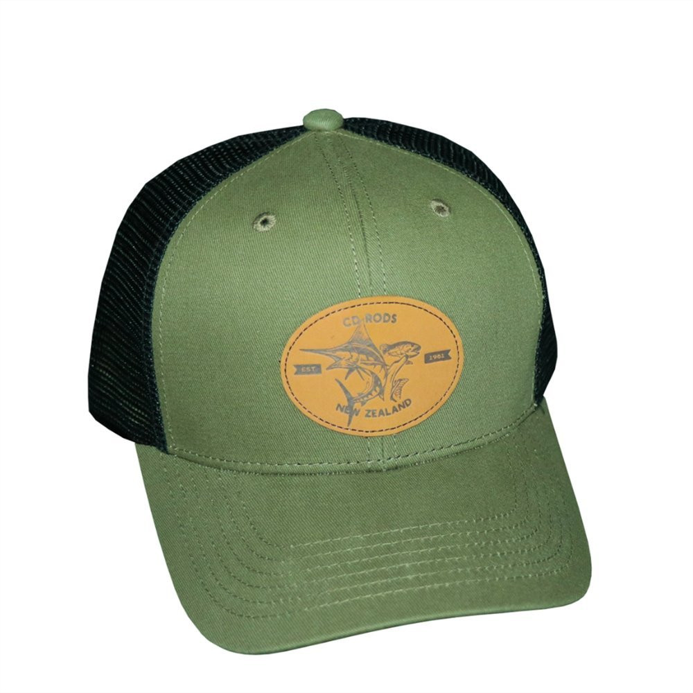 Buy CD Rods Premium Cap Twill/Mesh Leather Patch online at Marine-Deals ...