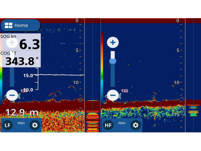 Buy Furuno GP-1971F DB9 Deep Blue CHIRP GPS/Fishfinder TM260 Package 1kW online at Marine-Deals ...
