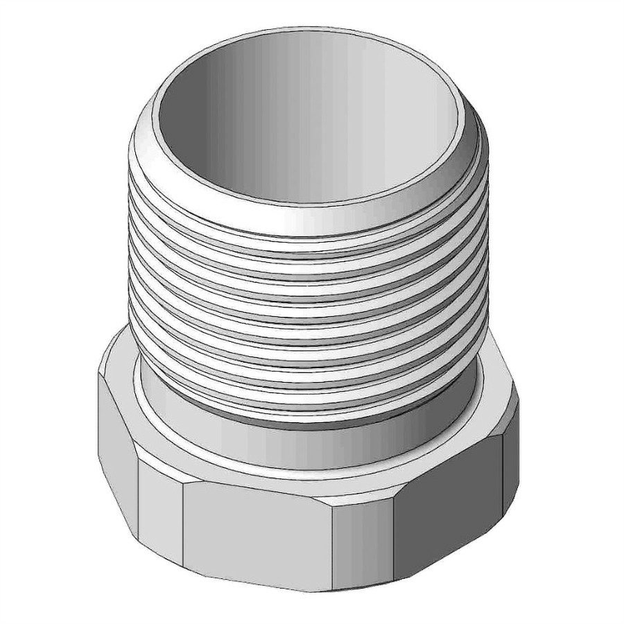 Buy AC Antennas N295F 1in Male Bolt for 1in-14 TPI Ferrule Antennas ...