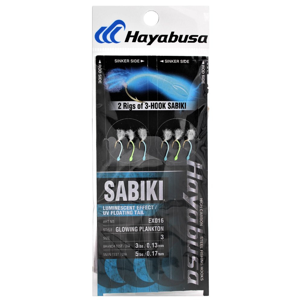 Buy Hayabusa EX016 Glowing Plankton Sabiki Rig Size 6 online at Marine ...