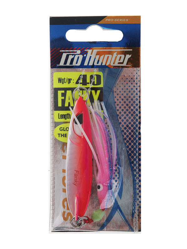 Buy Pro Hunter Fanky Slow Jig 40g Pink online at Marine-Deals.co.nz