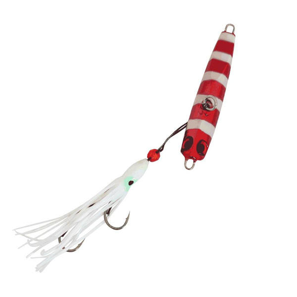 Buy Ocean Angler Jitterbug Inchiku Lure Red Flash Glow 80g online at ...