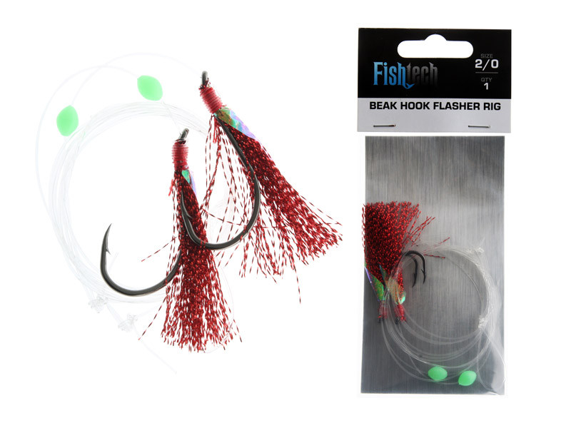 Fishtech Beak Economy Flasher Rig 2/0 - Flasher Rigs - Flashers & Pre ...