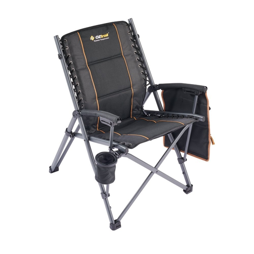 OZtrail Roamer Suspension Folding Camping Chair Black - Chairs ...