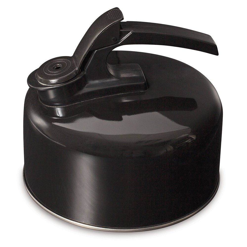 Campfire Stainless Steel Whistling Kettle Black 2L - Kettles - Cookware ...