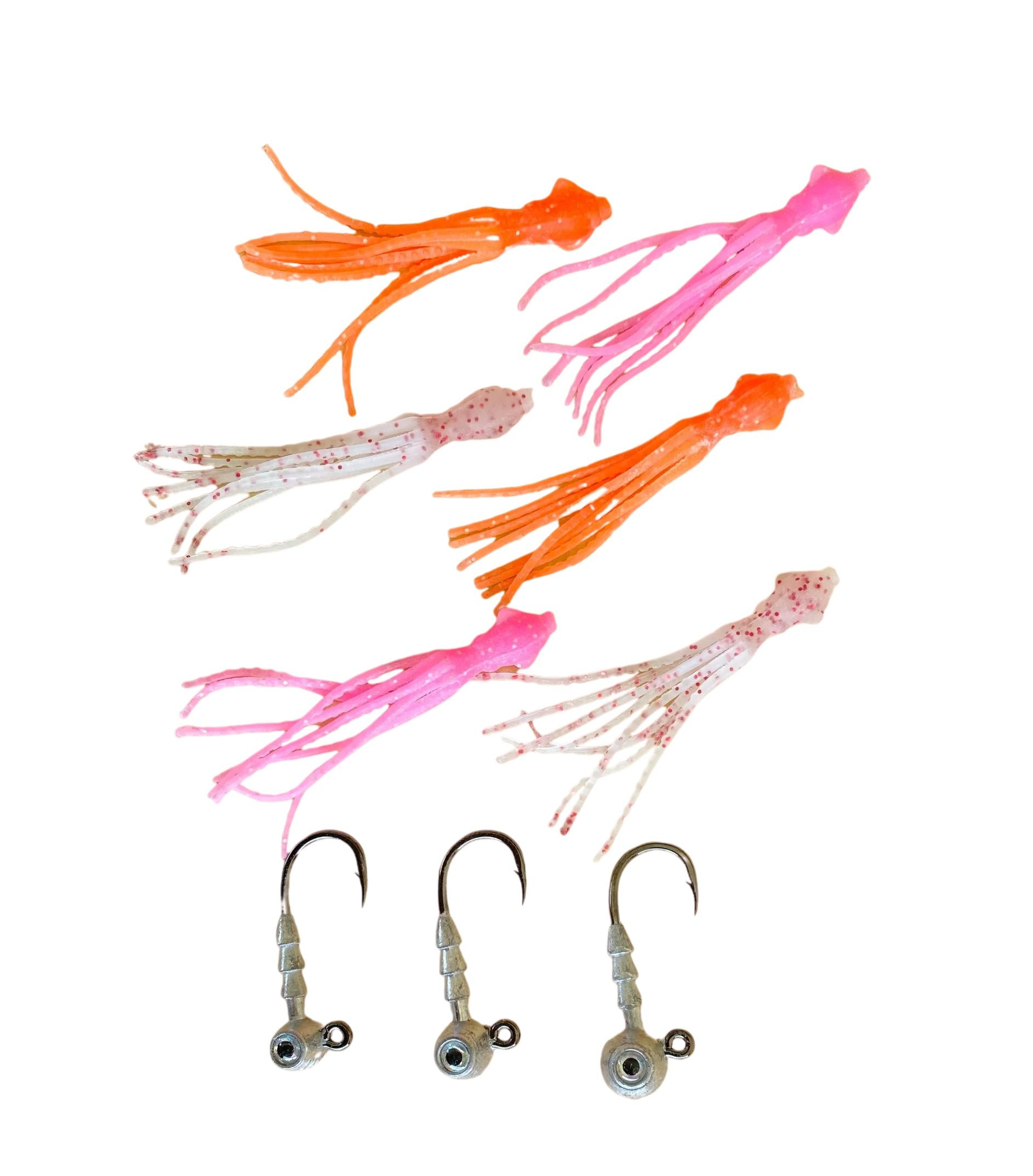 Buy Glowbite Mighty Micro Squid Soft Bait Pack online at Marine-Deals.co.nz