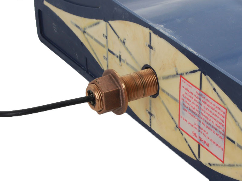 Buy Airmar B258 Bronze Thru-Hull Transducer 1kW 50/200kHz for Lowrance ...
