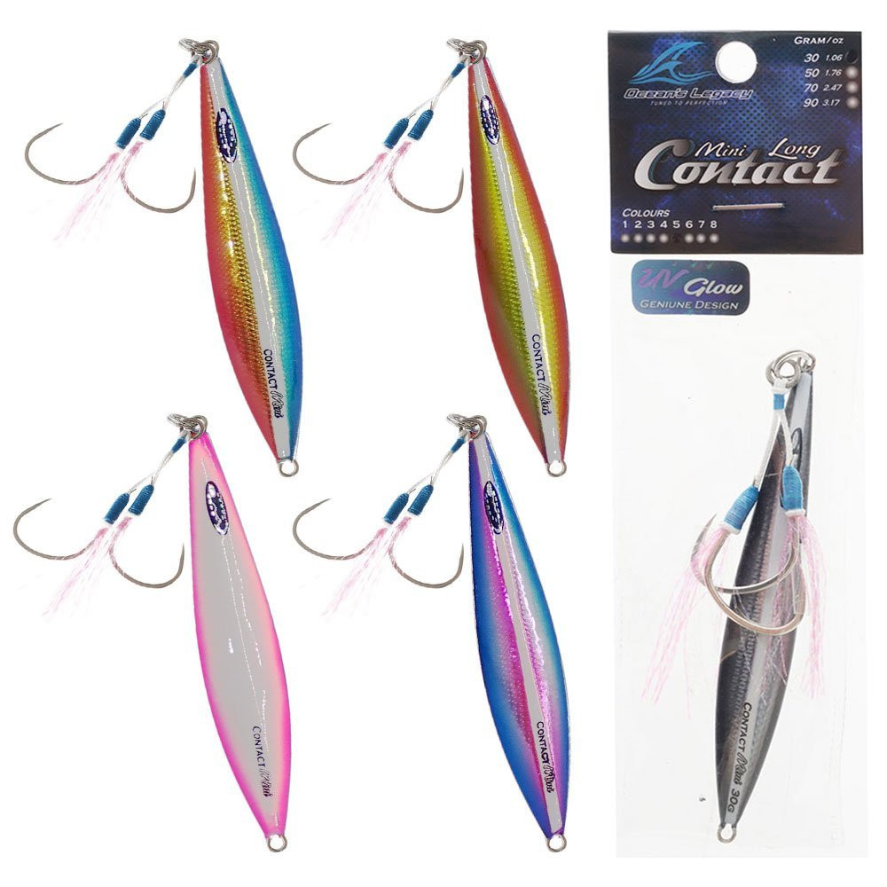 Ocean's Legacy Mini Long Contact Rigged Jig 70g - Fishing
