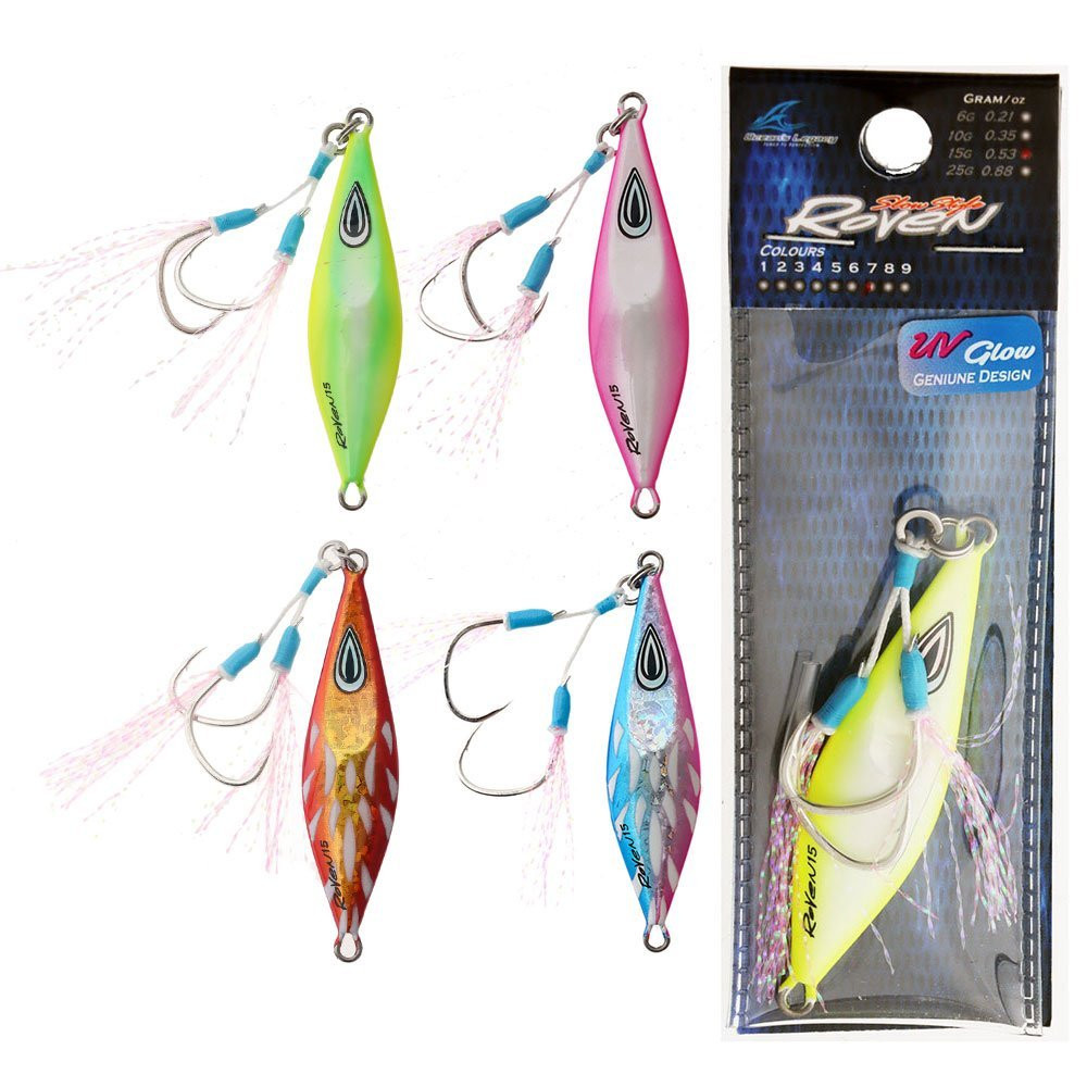 Ocean's Legacy Roven Micro Jig 3g Rigged - Jigs & Lures - Fishing