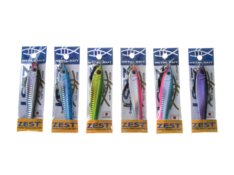 Buy Zest Metal Leaf Snapper Jig 80g Purple online at Marine-Deals.co.nz