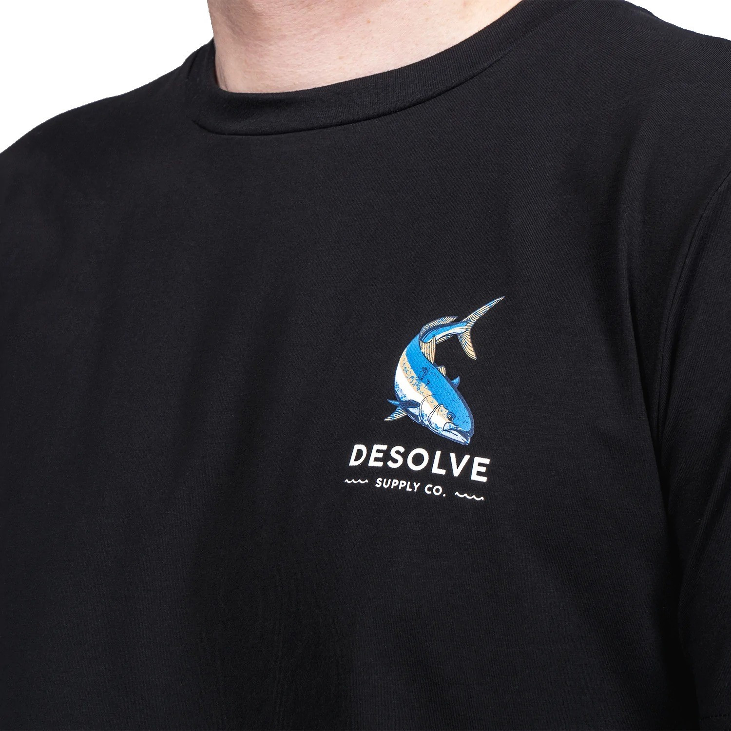 Buy Desolve Haku UPF50 Mens T-Shirt Black online at Marine-Deals.co.nz