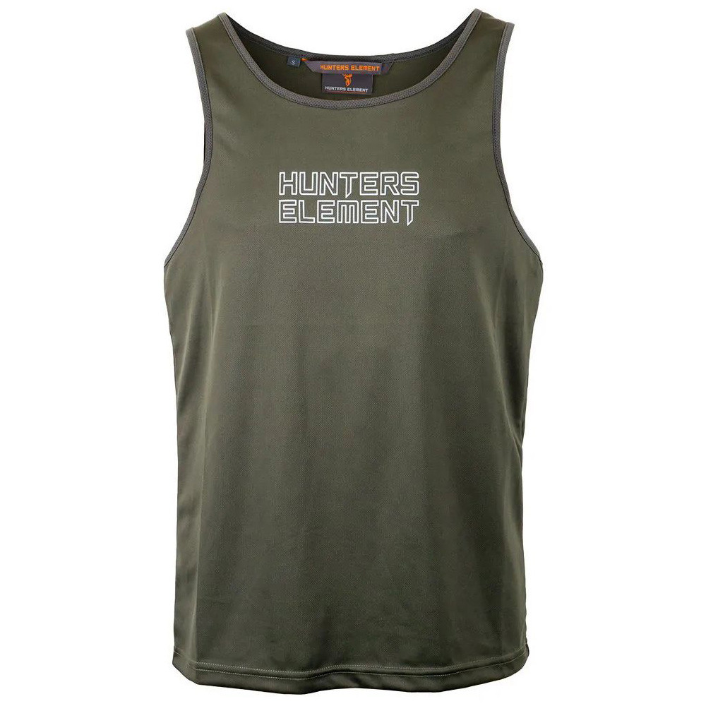 Hunters Element Eclipse Mens Singlet Forest Green M - Mens Shirts ...