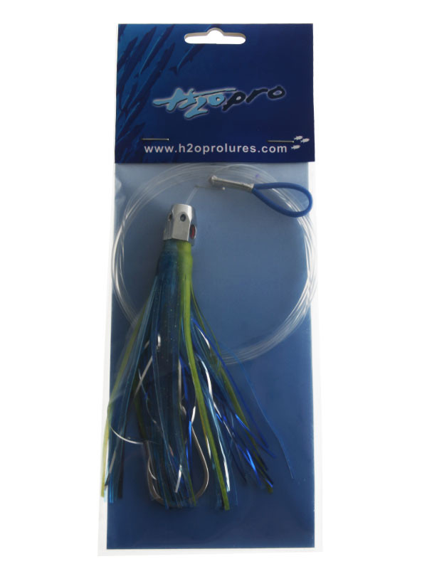 H2O Pro Hex Jet Xmas Tree Albacore Tuna Trolling Lure Rigged Dorado ...