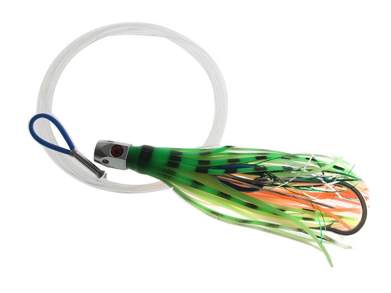 H2O Pro Hex Jet Xmas Tree Albacore Tuna Trolling Lure Rigged Zucchini ...