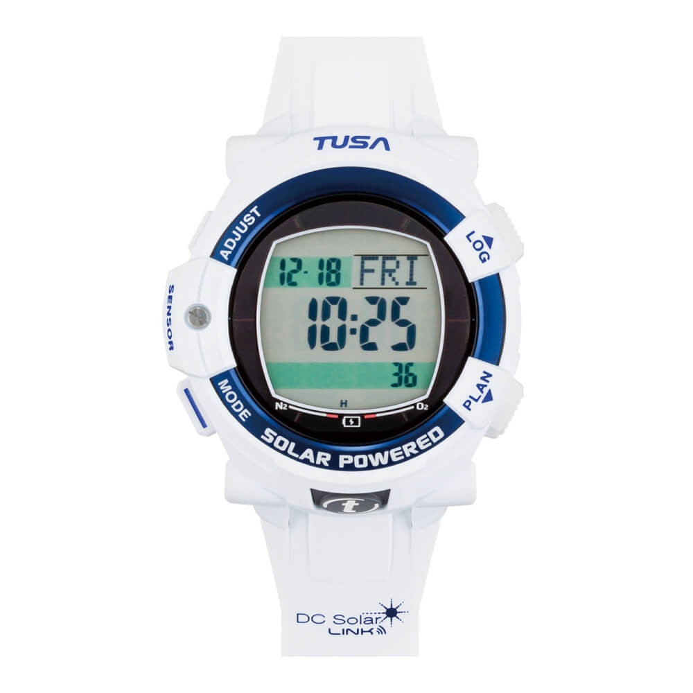 Buy TUSA IQ1204 DC Solar Link Dive Computer White/Blue online at Marine ...