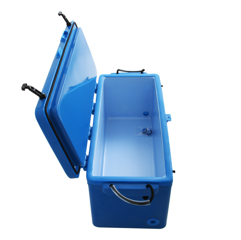 Buy Icey-Tek Long Chilly Bin Cooler Blue online at Marine-Deals.co.nz