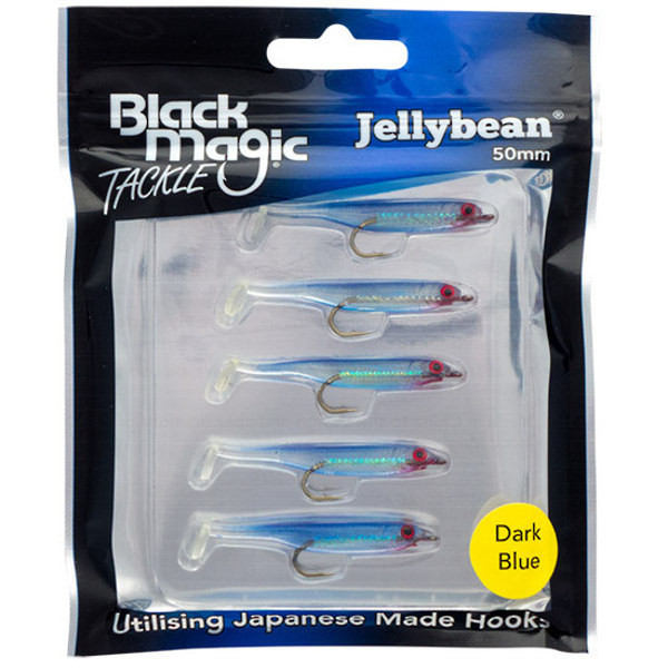 Buy Black Magic Jellybean Lure 5cm Dark Blue Qty 5 online at Marine ...