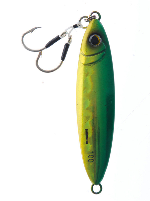 Buy Shimano ColtSniper Wonderfall Jig 91mm 100g Green Gold online at ...