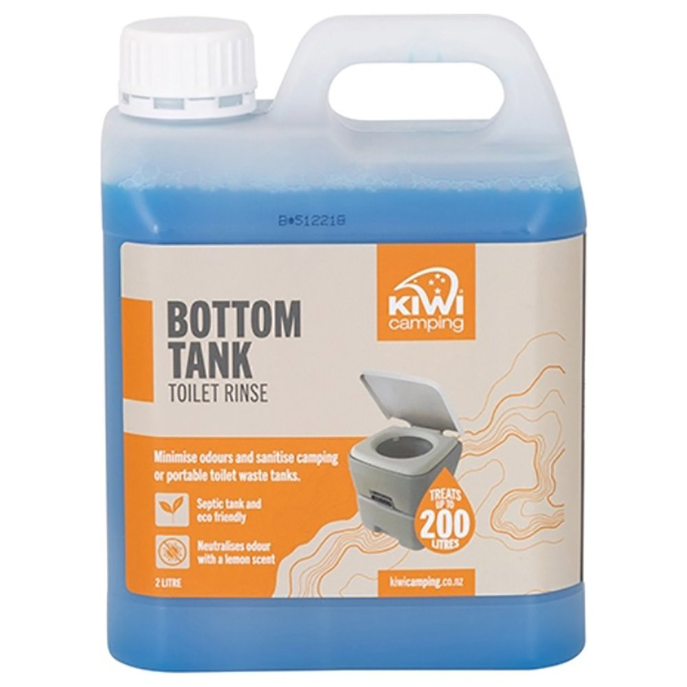 Kiwi Camping Portable Toilet Bottom Tank Rinse 2L - Cleaners ...