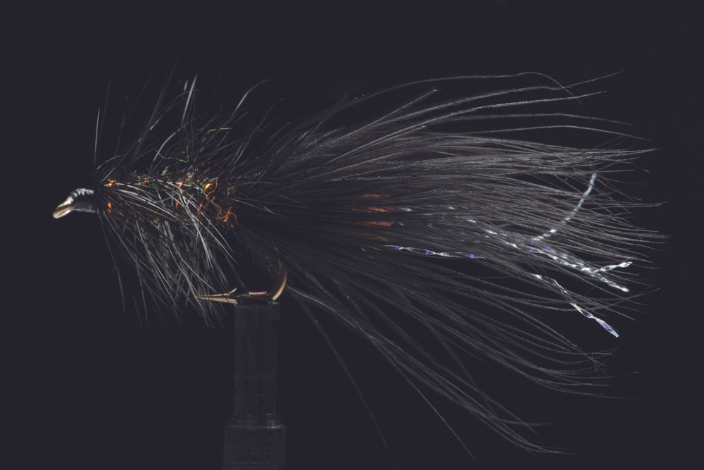 Buy Manic Tackle Project Little Bugger Streamer Black and Peacock #8 ...