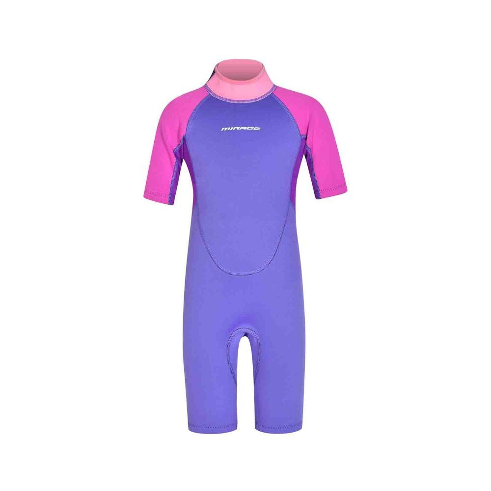 Mirage WS60 Girls Springsuit Wetsuit 2mm Violet - Shorty - Wetsuits ...