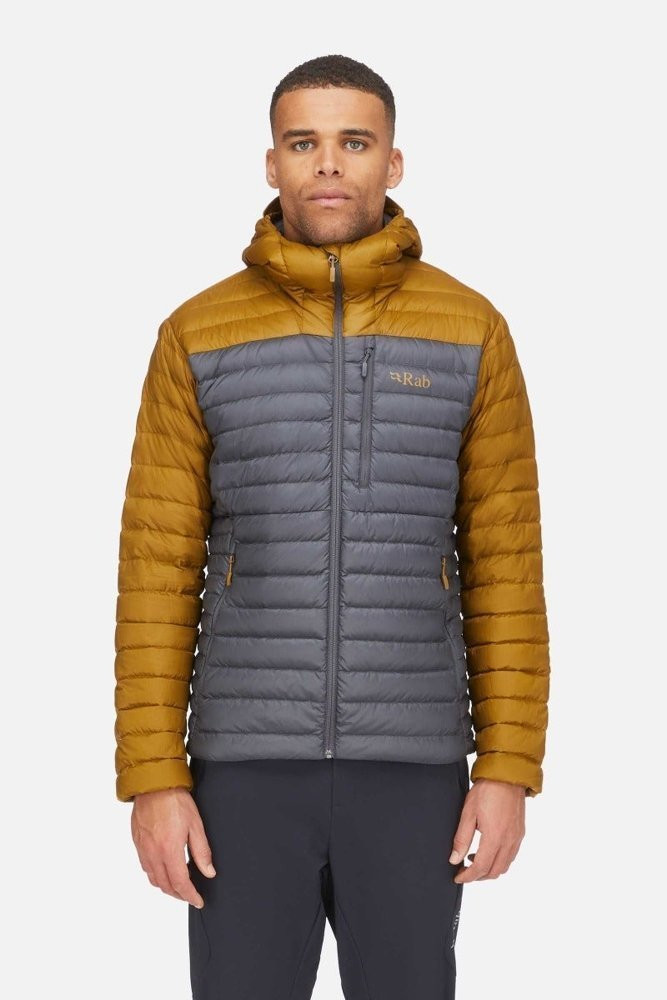 Rab Microlight Alpine Mens 700FP Down Jacket Footprint/Graphene ...