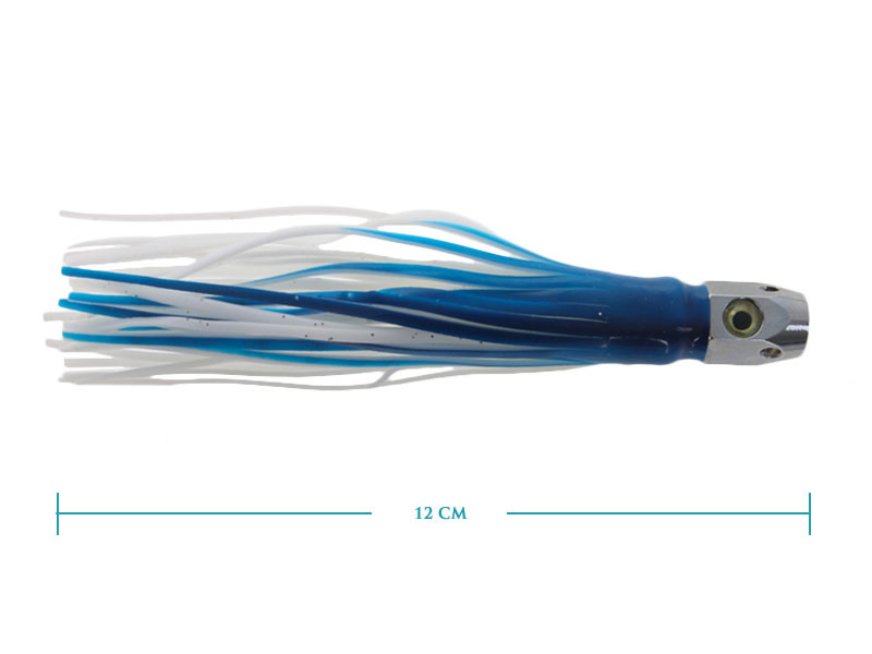 Buy H2o Pro Mini Hex Trolling Lure Blue/White online at Marine-Deals.co.nz