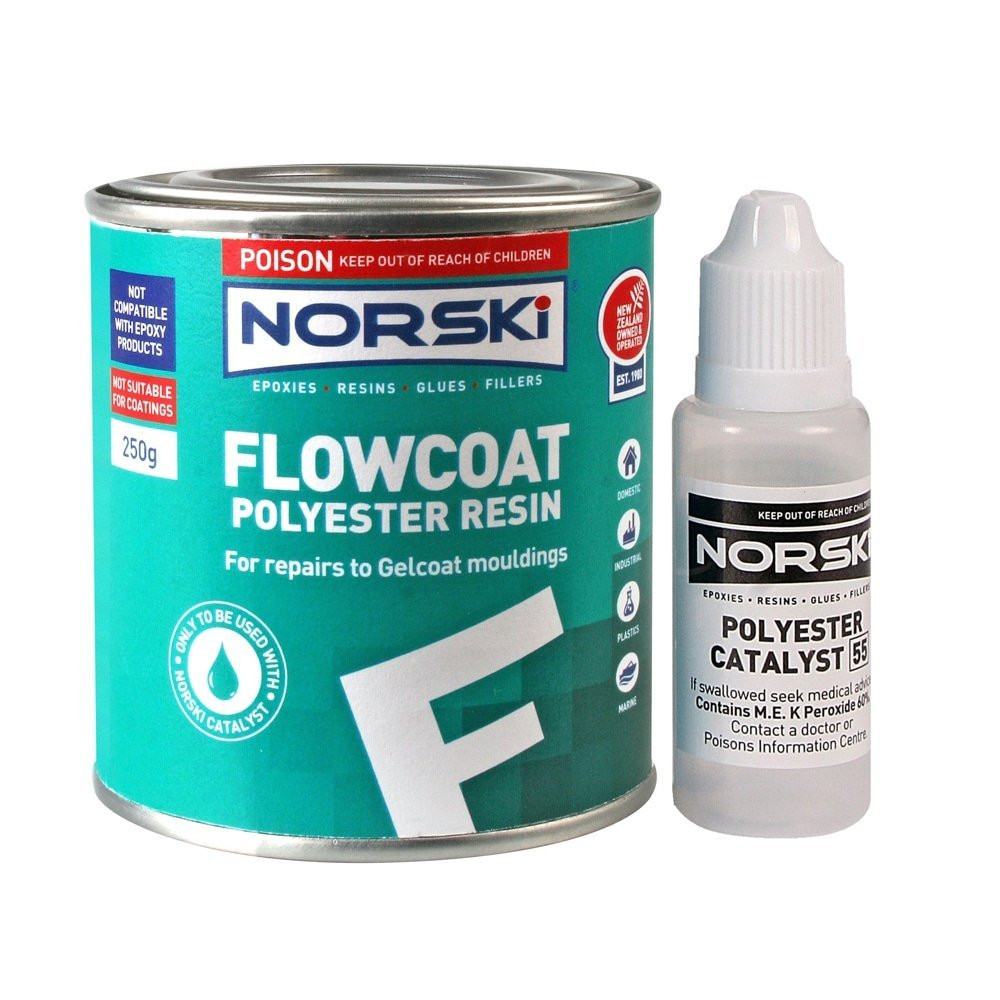 Buy Norski Flowcoat Polyester Resin White online at Marine-Deals.co.nz