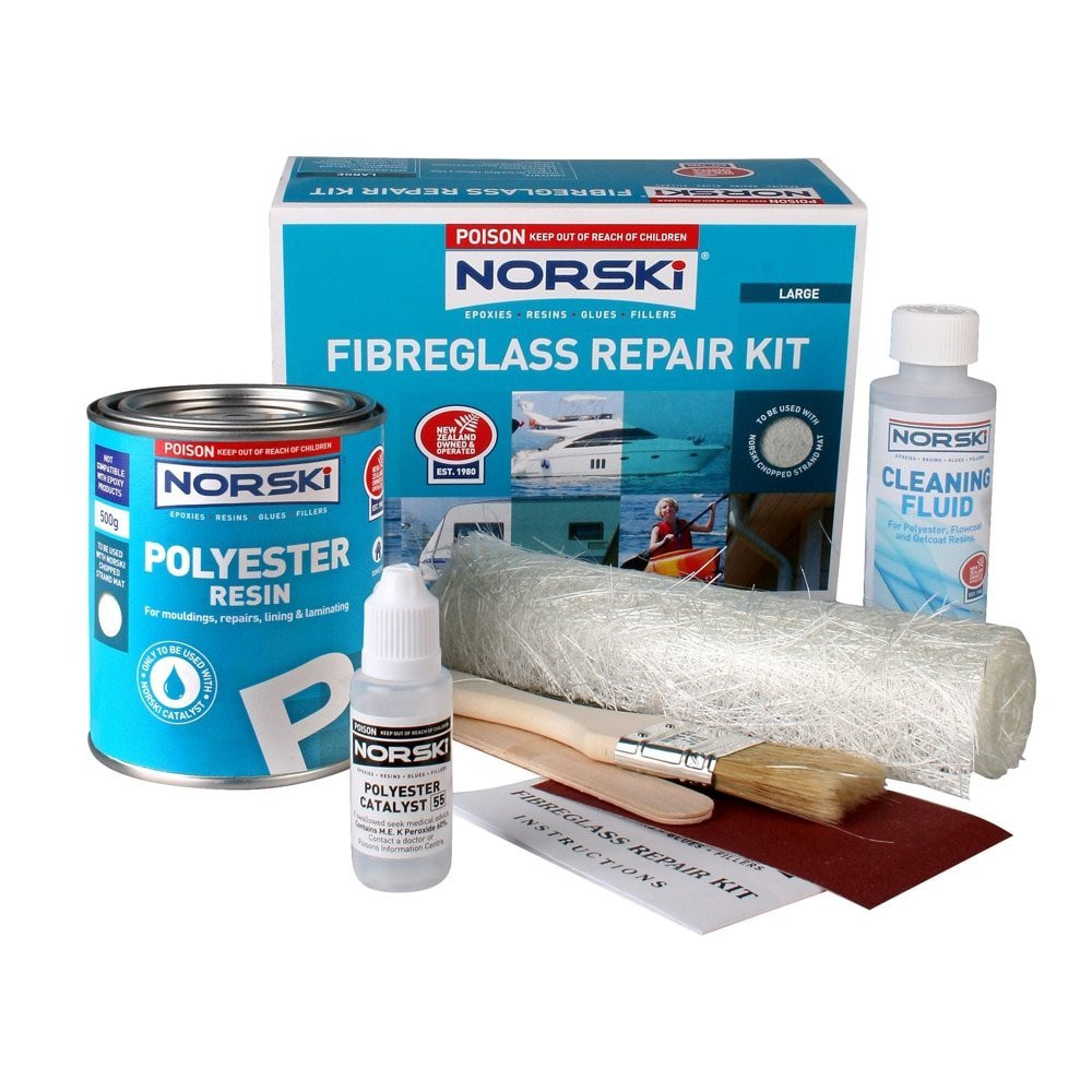 Buy Norski No. 2 Polyester Fibreglass Repair Kit Large online at Marine ...
