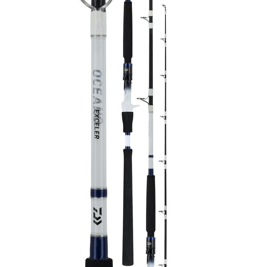 Daiwa 21 Exceler Oceano 702HB-NZ Overhead Rod 7ft 2pc - Rods - Fishing