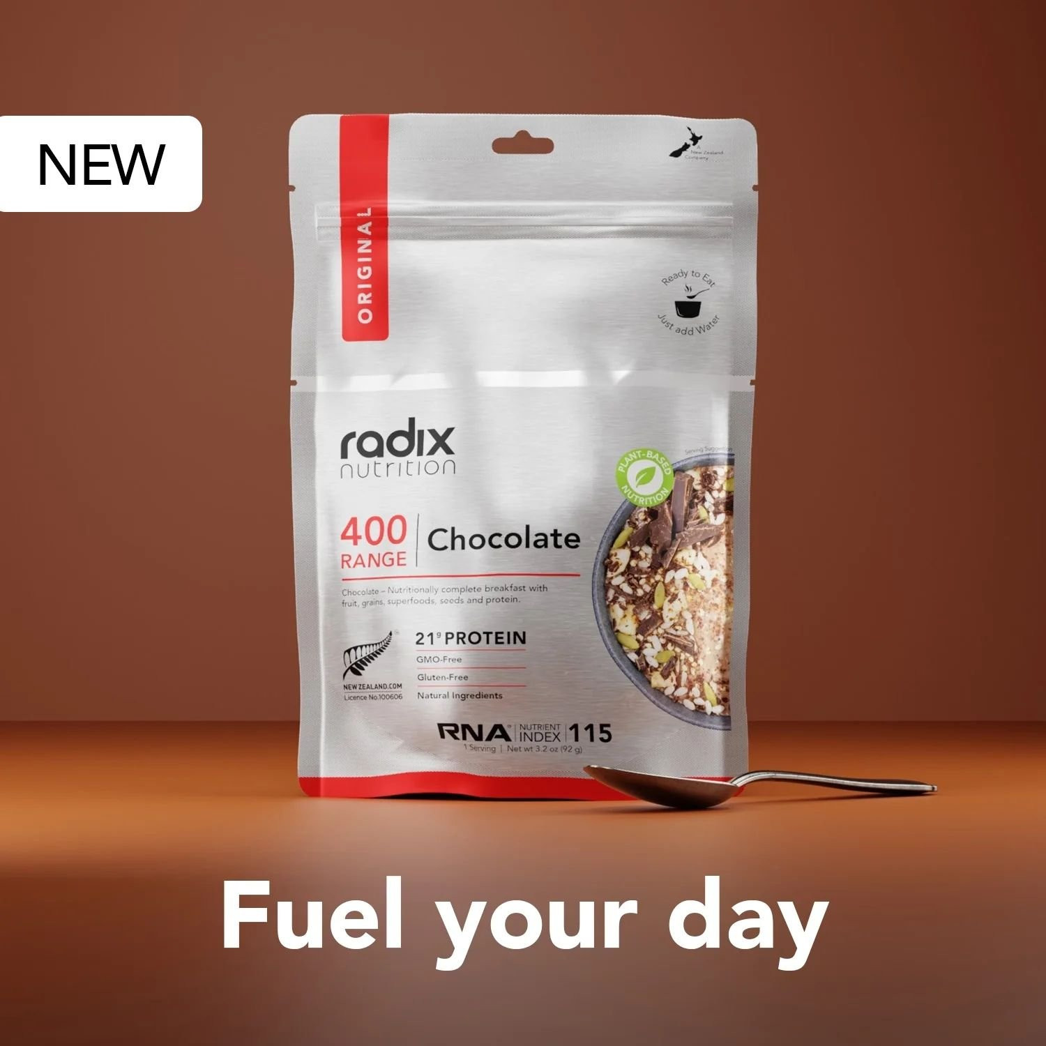 Buy Radix Original Breakfast Meal V9 400kcal Chocolate 93g online at ...