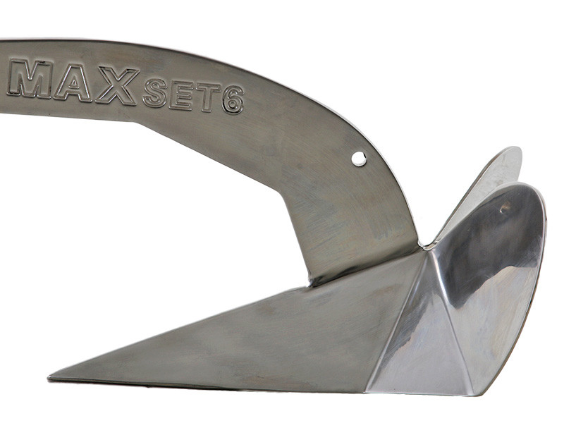 Buy Maxwell MaxSet Stainless Steel Plough Anchor 4kg online at Marine-Deals.co.nz