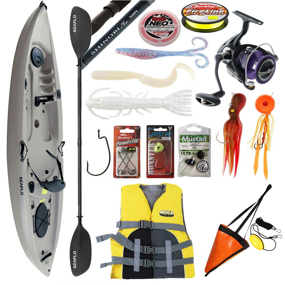 Buy Kayak Fishing Package with Daiwa Tackle 7ft 6in 6-12kg 2pc online ...