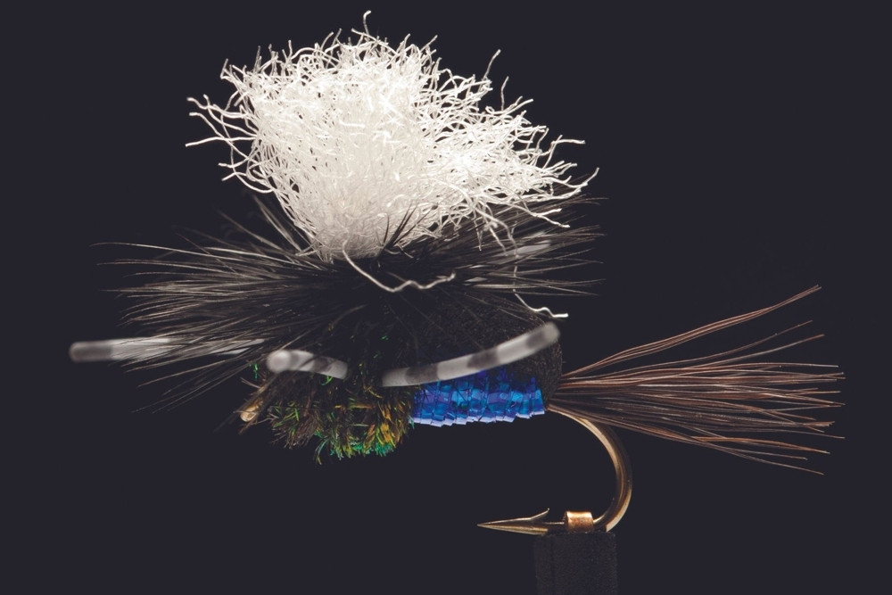 Buy Manic Tackle Project Para Improved Humpy Dry Fly Blue #12 online at ...