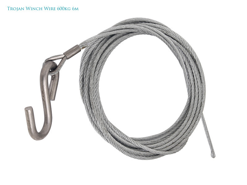 Buy Trojan Winch Wire with Hook online at Marine-Deals.co.nz