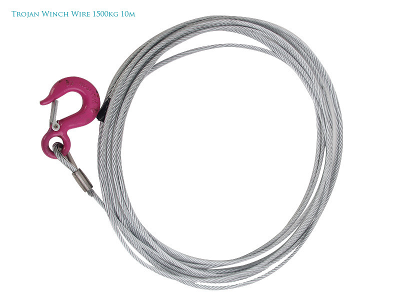 Buy Trojan Winch Wire with Hook online at Marine-Deals.co.nz