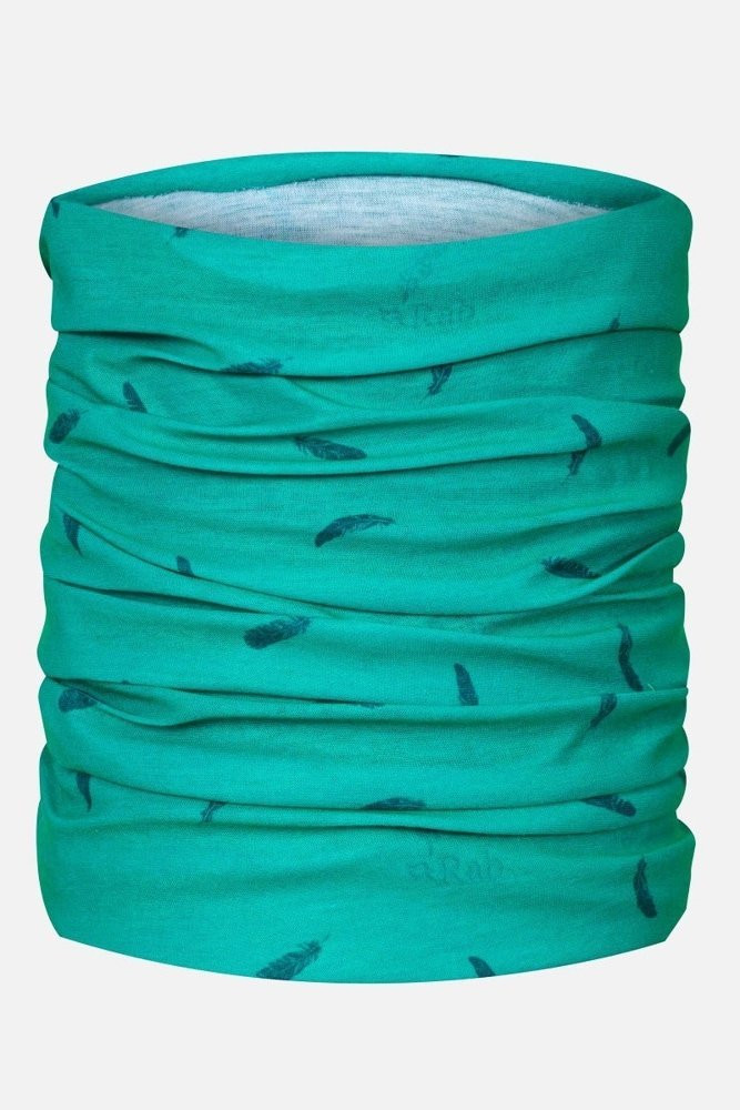 Rab Tube Neck Gaiter Peacock Green - Neck Gaiters - Apparel