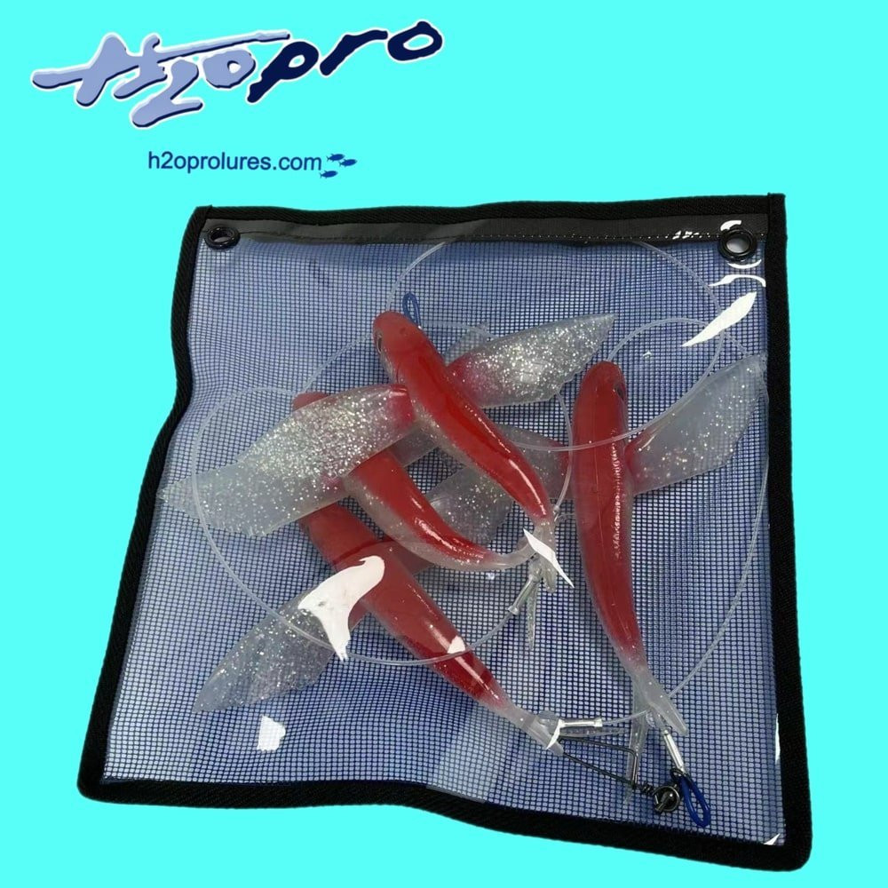 H2O Pro Flying Fish Daisy Chain Red/White - Teasers & Dredges - Jigs ...