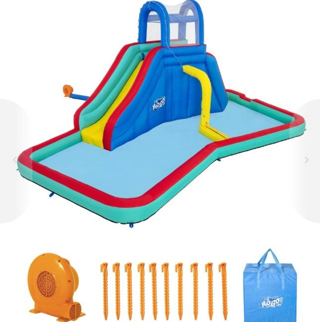 Buy H2OGO! Waterfall Waves Mega Water Park Inflatable Slide online at ...