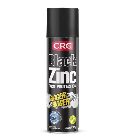 Buy CRC Coloured Zinc Anti-Corrosive Coating Spray Black 500ml online ...