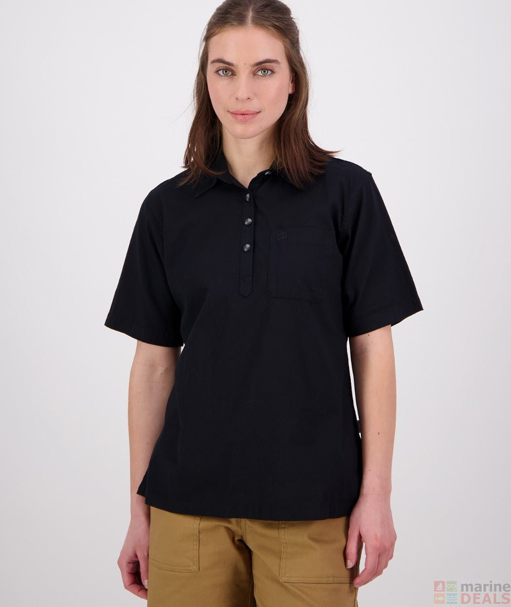 Swanndri Tasman Womens Short Sleeve Shirt Black - Womens Shirts - Shirts - Apparel