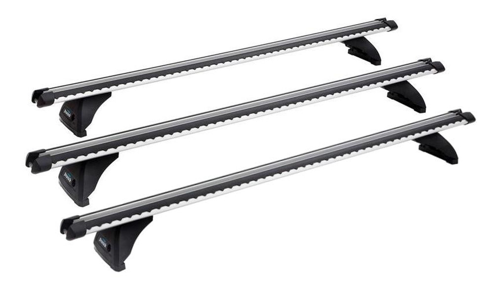Buy Prorack Heavy Duty Roof Rack 3 Bar GM Kit Set Silver 150cm online ...
