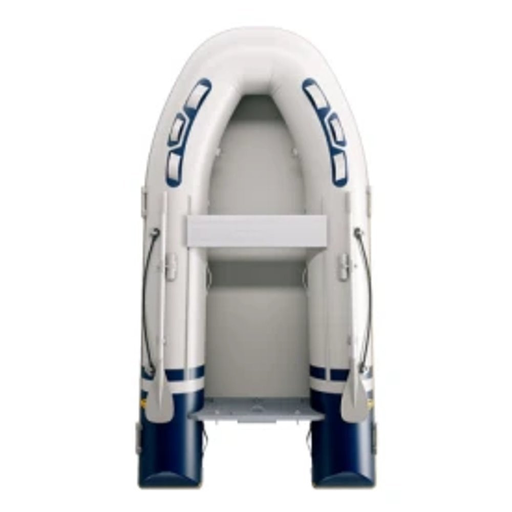YellowV 2-Person Inflatable Boat without Air Deck 2.3m Grey/Blue ...