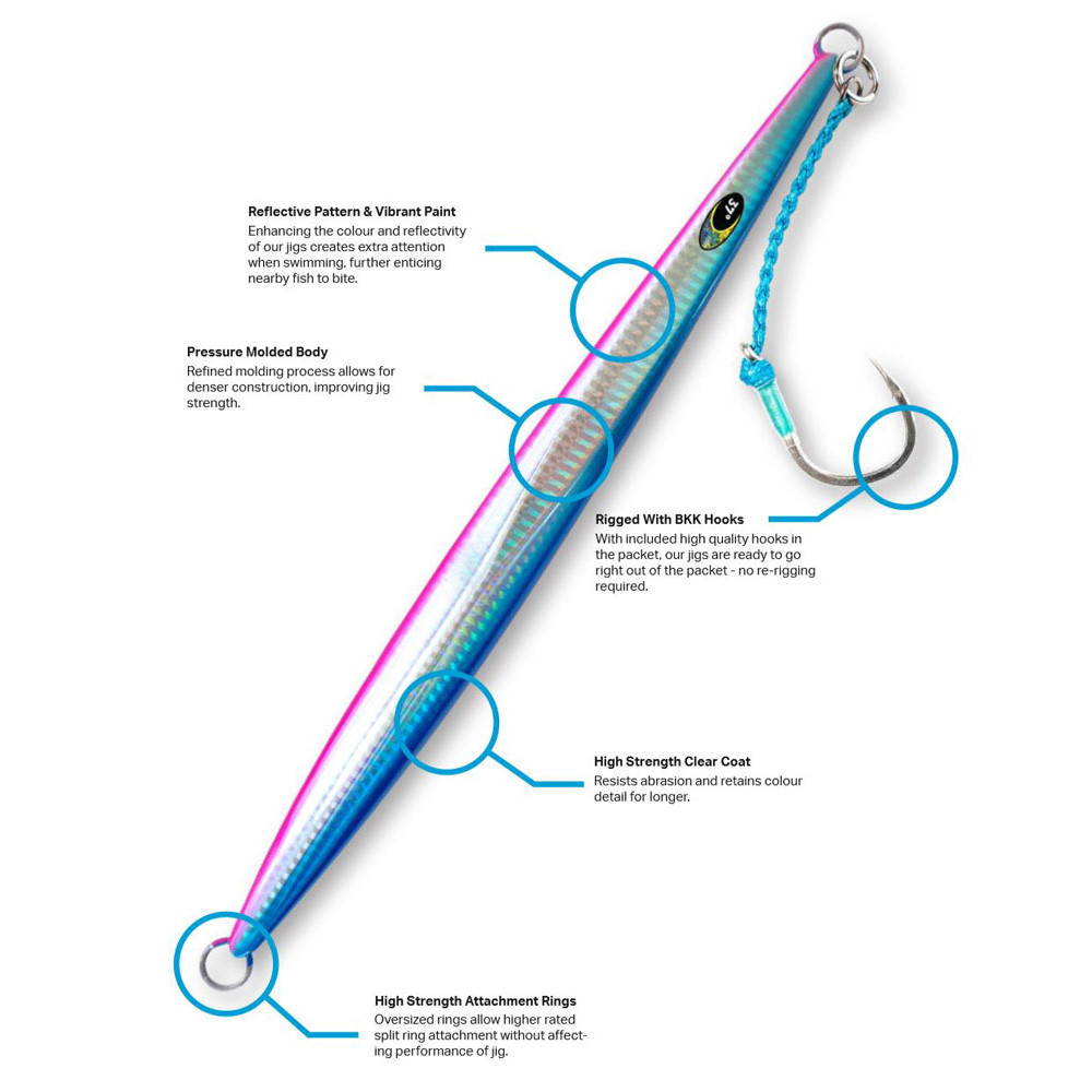 Buy Thirty-Seven The Jett Jig 800g online at Marine-Deals.co.nz