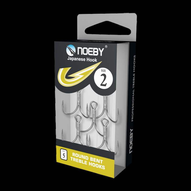 NOEBY High Carbon Triple Grip Treble Hook - Double / Treble Hooks ...