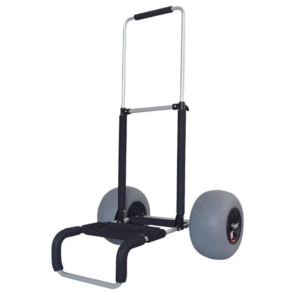 Aluminium Folding Beach Cart Trolley with Balloon Wheels 9in - Beach ...